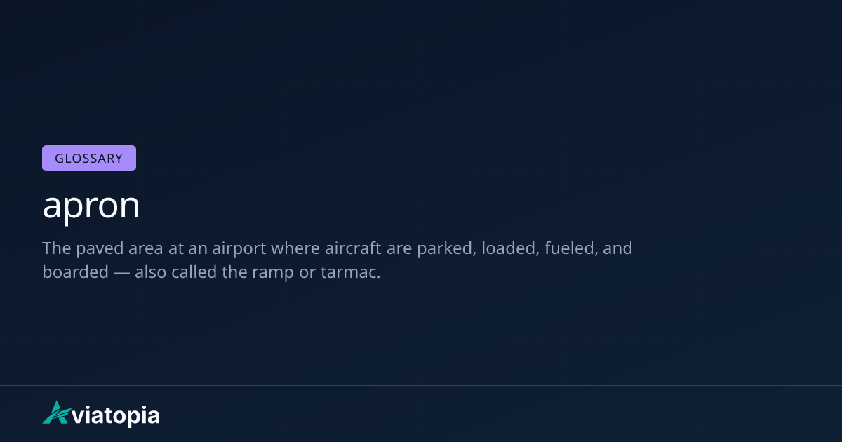Apron Meaning in Aviation (Airport Infrastructure Explained) | Aviatopia